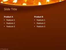 Free Candles PPT Template