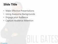 Free Bill Gates PPT Template
