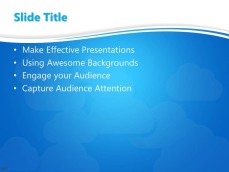 Free Clouds PPT Template