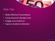 Free European Currency PPT Template
