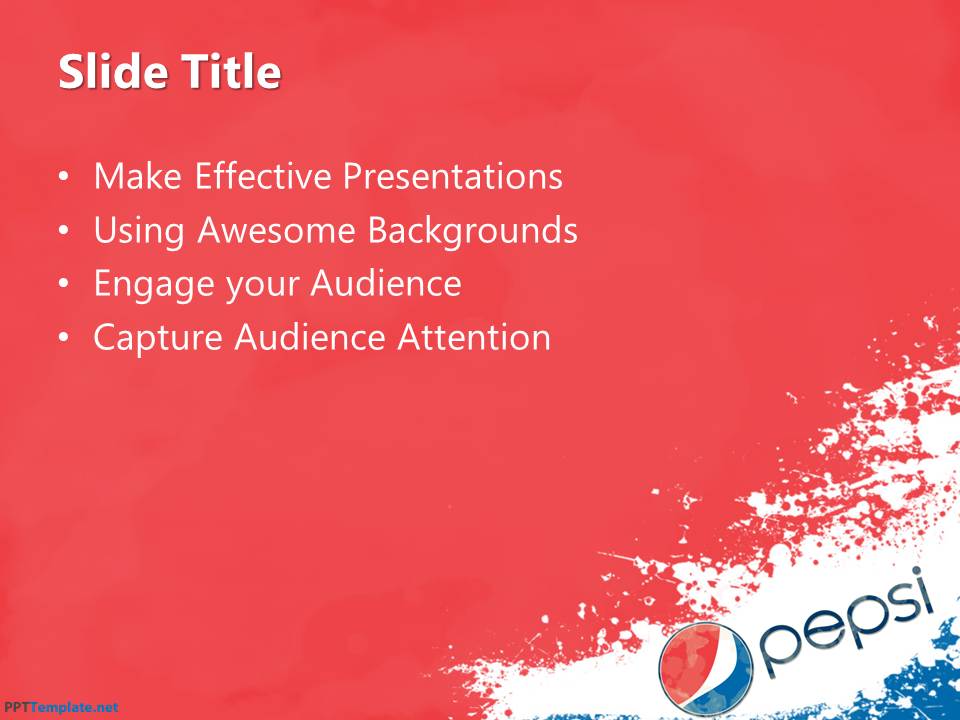 20033-pepsi-with-logo-ppt-template-3 - PPT Template