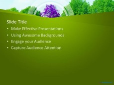 Free Trees PPT Template