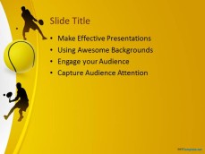 Free Tennis PPT Template