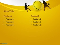 Free Tennis PPT Template