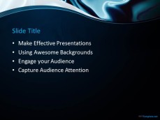 Free Blue Abstract PPT Template