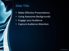 Free Blue Abstract PPT Template