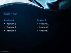 Free Blue Abstract PPT Template