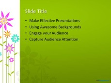 Free Floral PPT Template