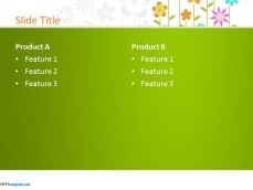 Free Floral PPT Template
