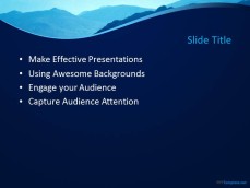 Free Mountains PPT Template
