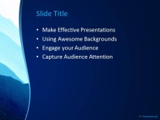 Free Mountains PPT Template