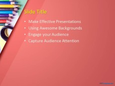 Free Stationery PPT Template