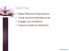 Free Book PPT Template