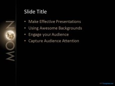 Free Moon PPT Template