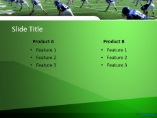 Free TouchDown PPT Template