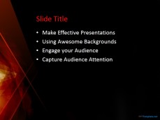 Free Dark Red PPT Template