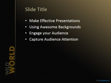 Free Leopard PPT Template