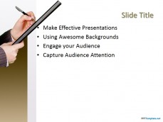 Free Office Diary PPT Template